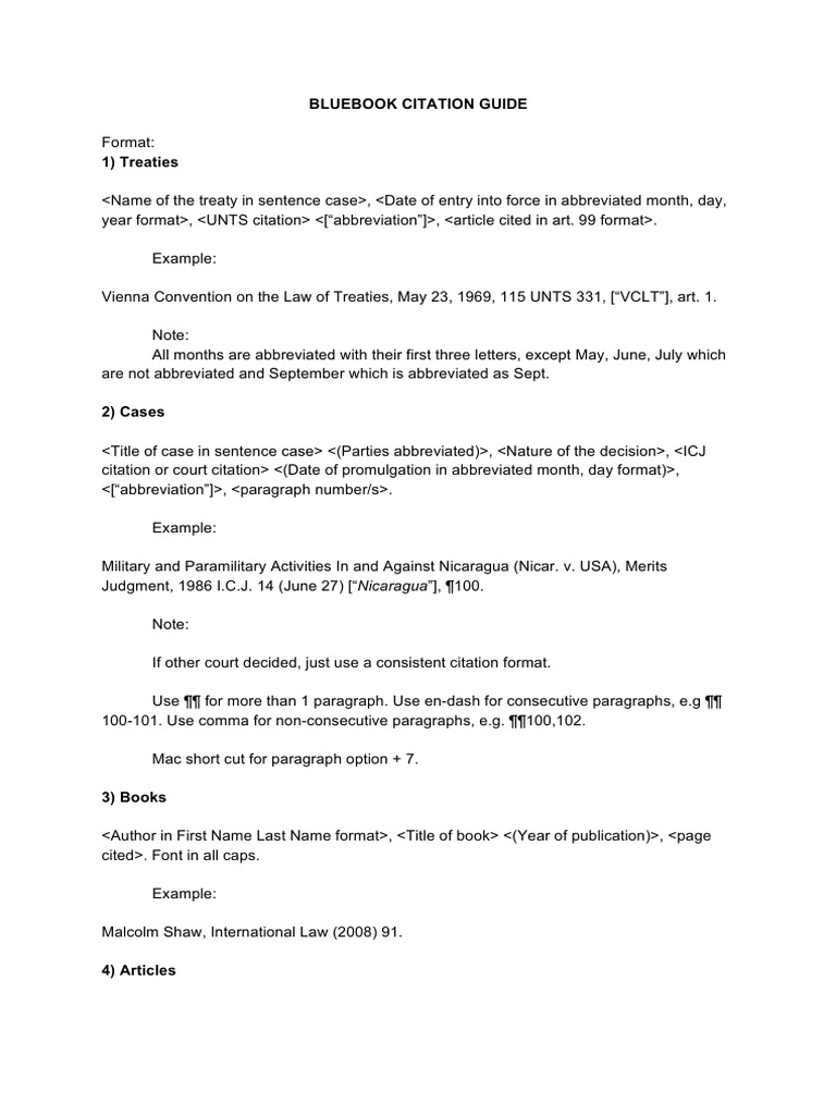 Bluebook Citation Guide | PDF | Government | Justice