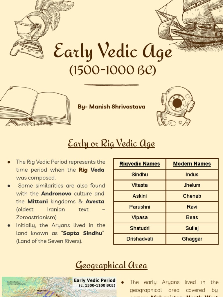Early Vedic Age Overview (1500-1000 BC) | PDF | Indus River | Hindu ...