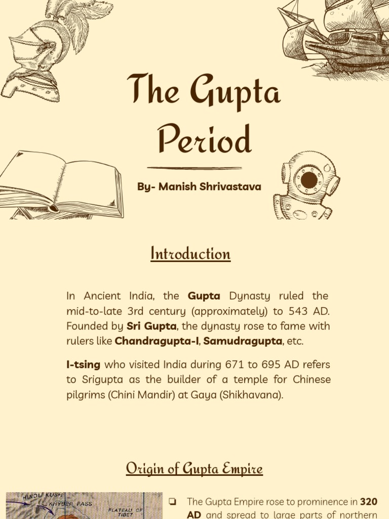 The Gupta Period: By-Manish Shrivastava | PDF | Ancient India | Sikhism
