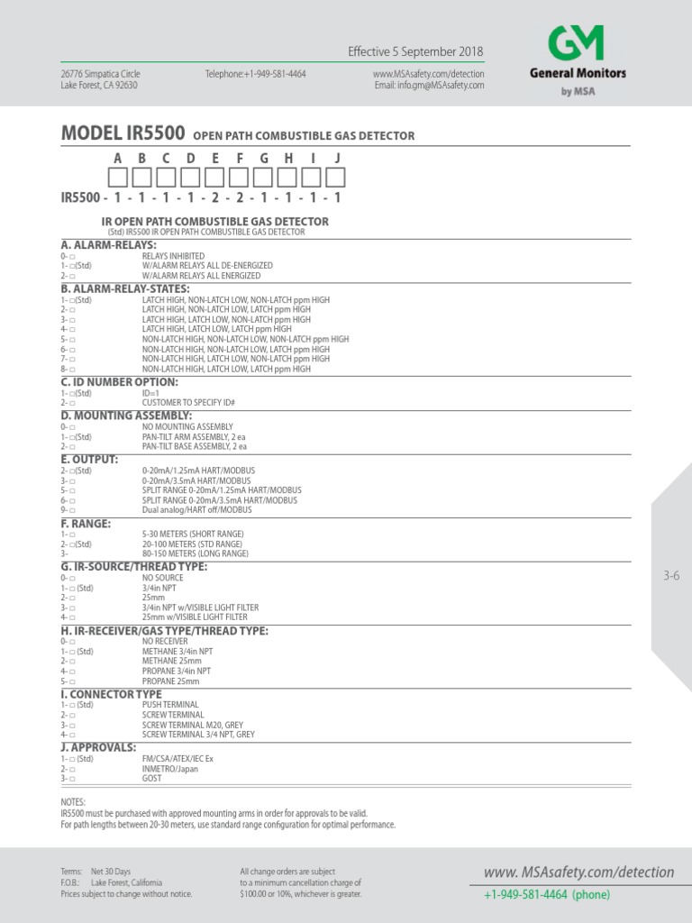 IR5500 Configuration | PDF | Electrical Components | Electricity