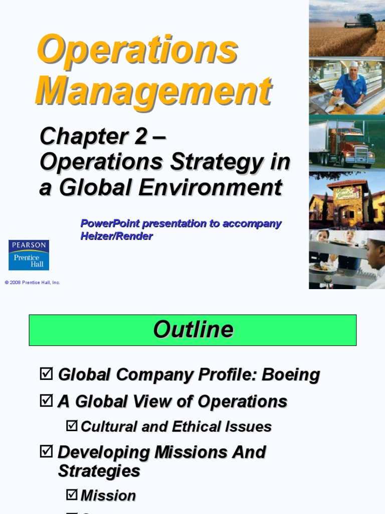 Global Operations Strategy Overview | PDF | Inventory | Marketing
