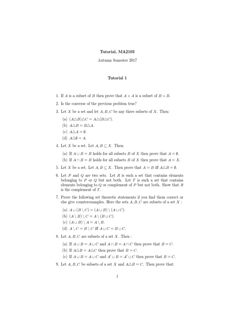 Assignment 1 | PDF | Mathematical Logic | Teaching Mathematics