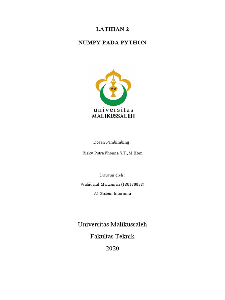 Wahidatul Marzaniah (Indexing, Slicing, Iterating) | PDF Wahidatul Marzaniah (Indexing, Slicing, Iterating) | PDF