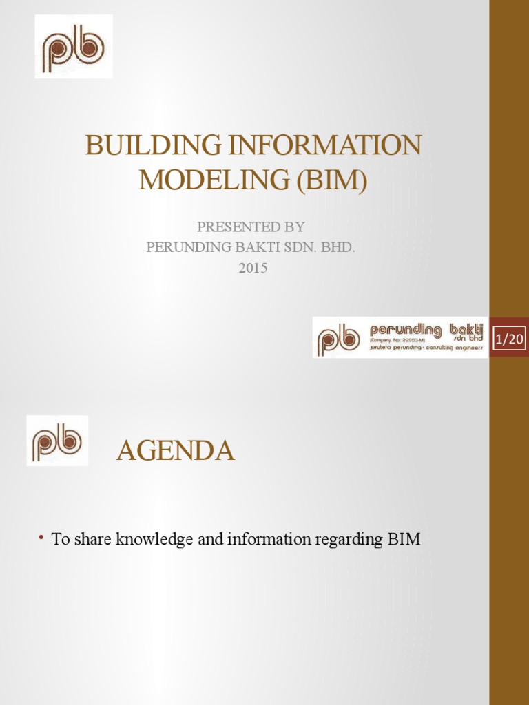 BIM Presentation by Perunding Bakti | PDF
