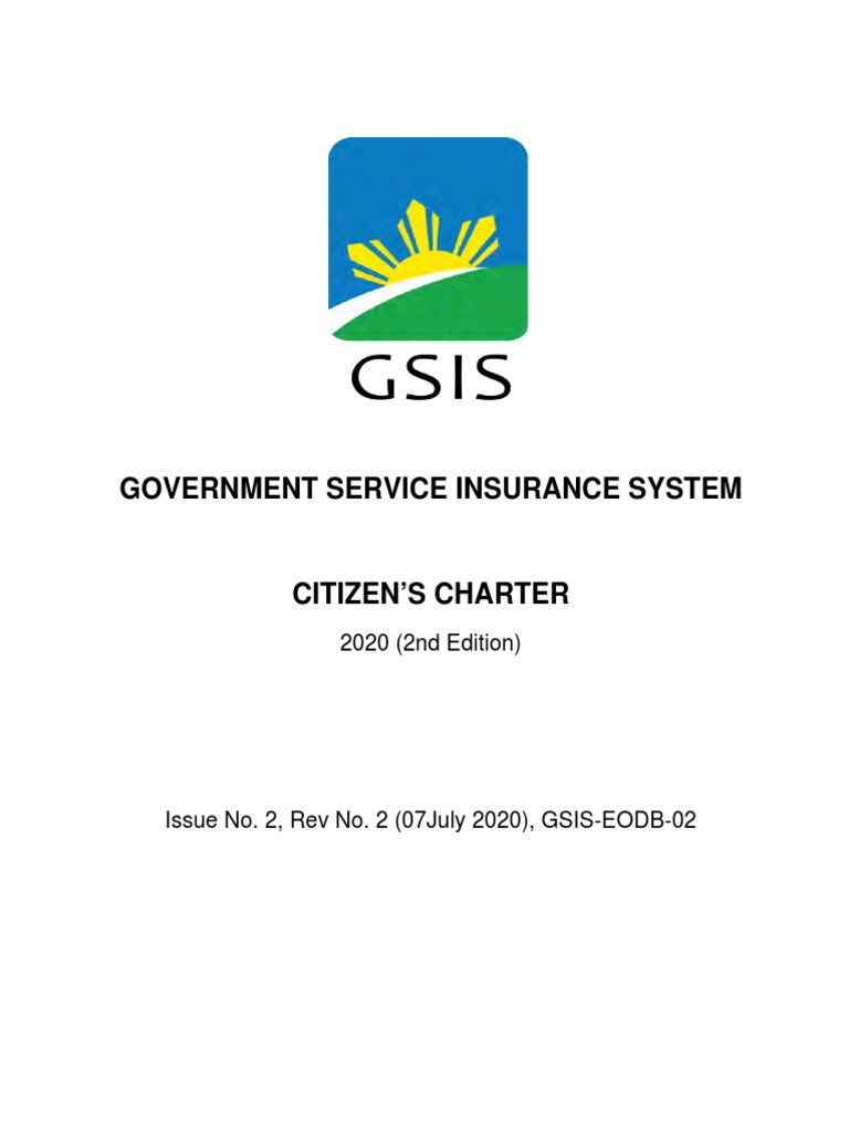 Government Service Insurance System: 2020 (2nd Edition) | PDF ...