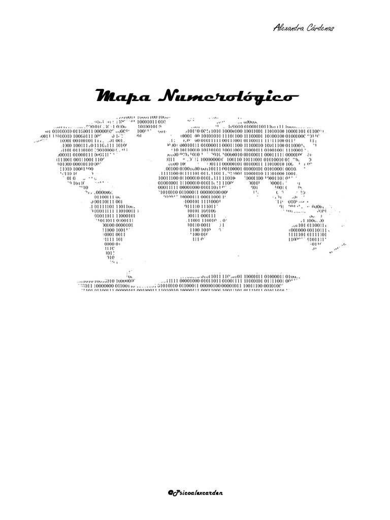 Mapa Numerologico PDF | PDF | Enseñanza de matemática