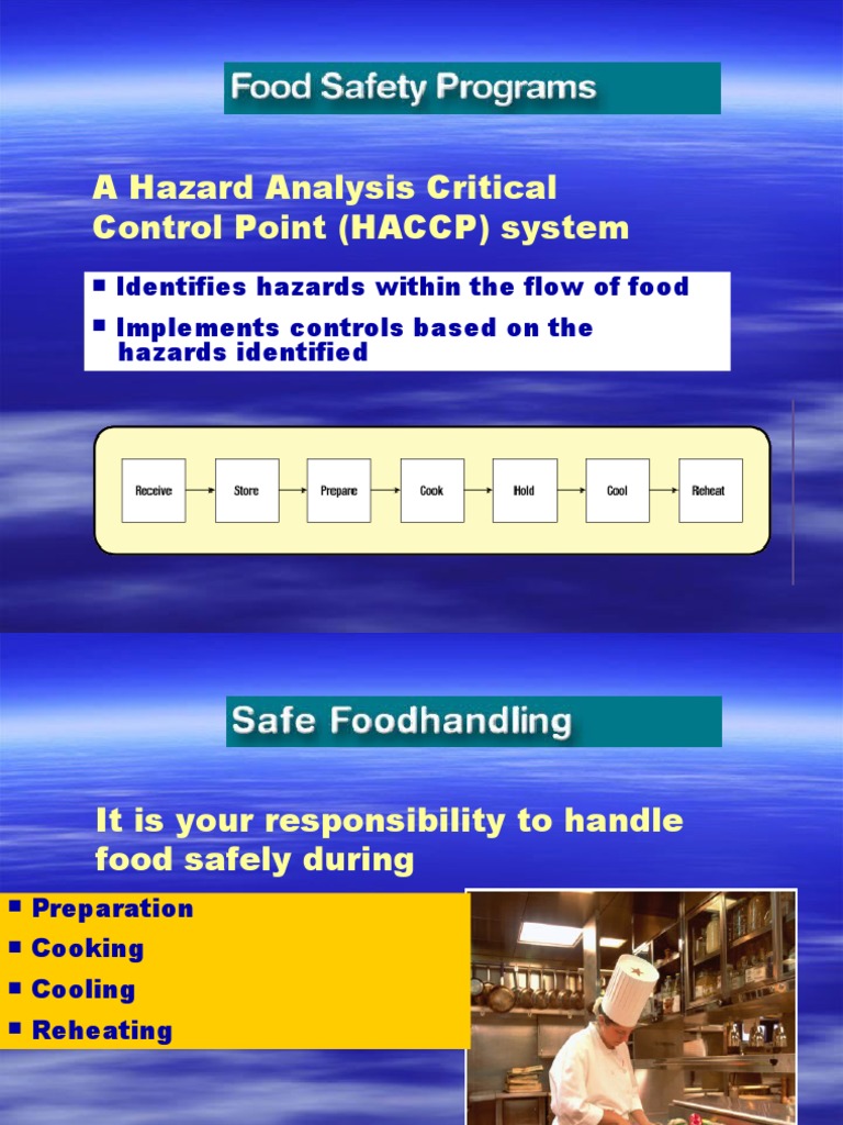 A Hazard Analysis Critical Control Point (HACCP) System | PDF | Foods ...