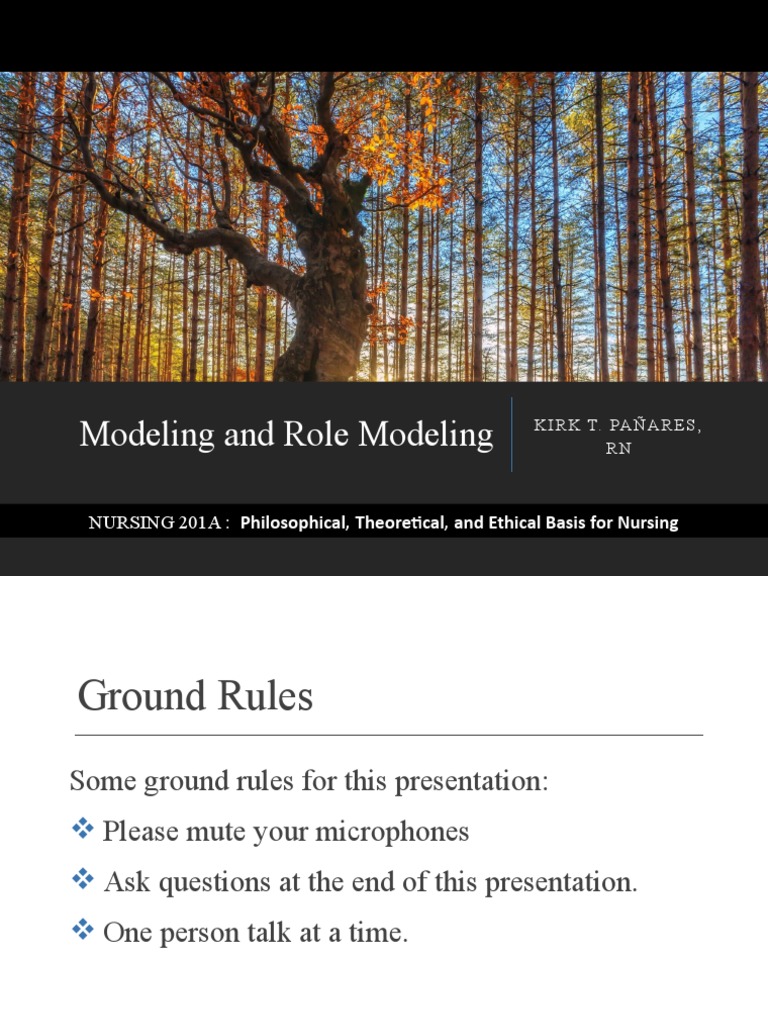 Modeling and Role Modeling Theory Overview | PDF | Nursing | Stress ...