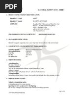 MSDS For COAL | PDF | Dangerous Goods | Coal