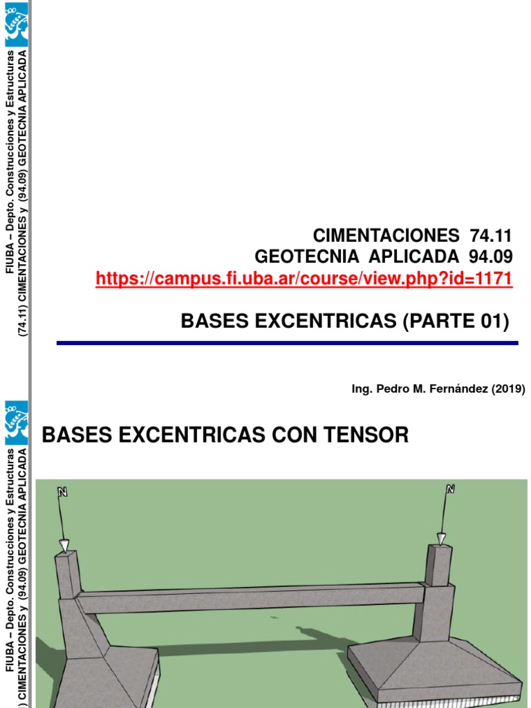 U1 Bases Excentricas (Parte 01) | PDF | Ingeniería estructural ...