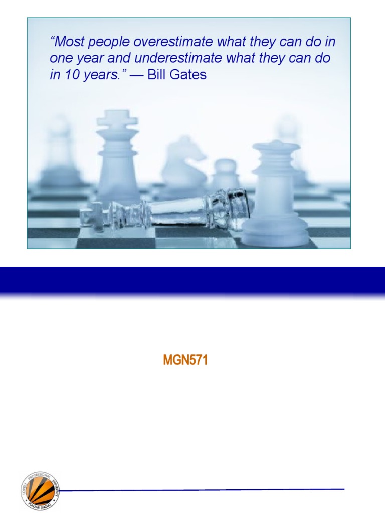 "Most People Overestimate What They Can Do in One Year and ...
