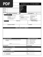 Material Submittal Form | PDF | Specification (Technical Standard ...