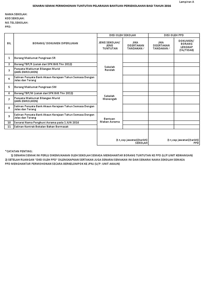 K01011 - 20201109201131 - Borang PCG Men2016 (Edited) | PDF