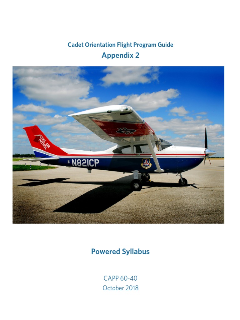 Appendix 2: Cadet Orientation Flight Program Guide | PDF | Airspeed ...