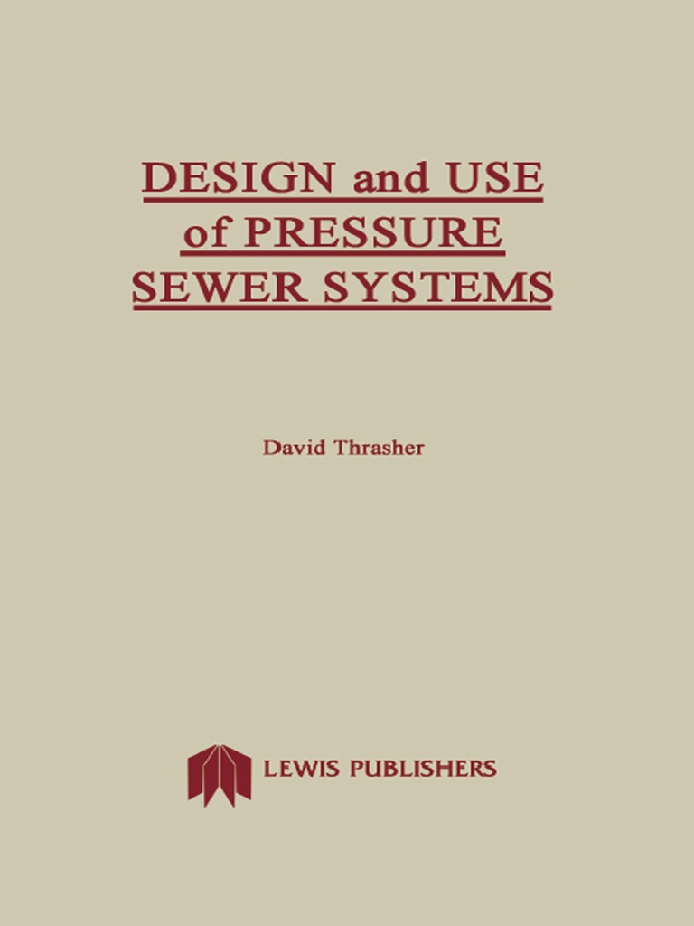 Design and Use of Pressure Sewer Systems 1987 | PDF | Sanitary Sewer ...