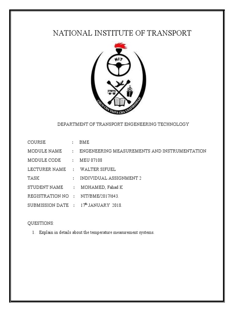 EMI Cover Page | PDF