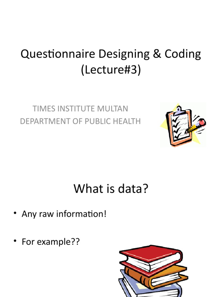 3-Questionnaire & Code Book | PDF | Validity (Statistics) | Questionnaire