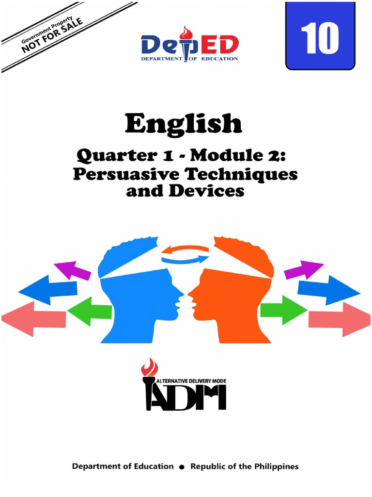 ENGLISH 10 - Module 2 | PDF | Persuasion | Essays