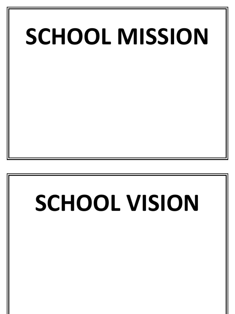 School Mission | PDF
