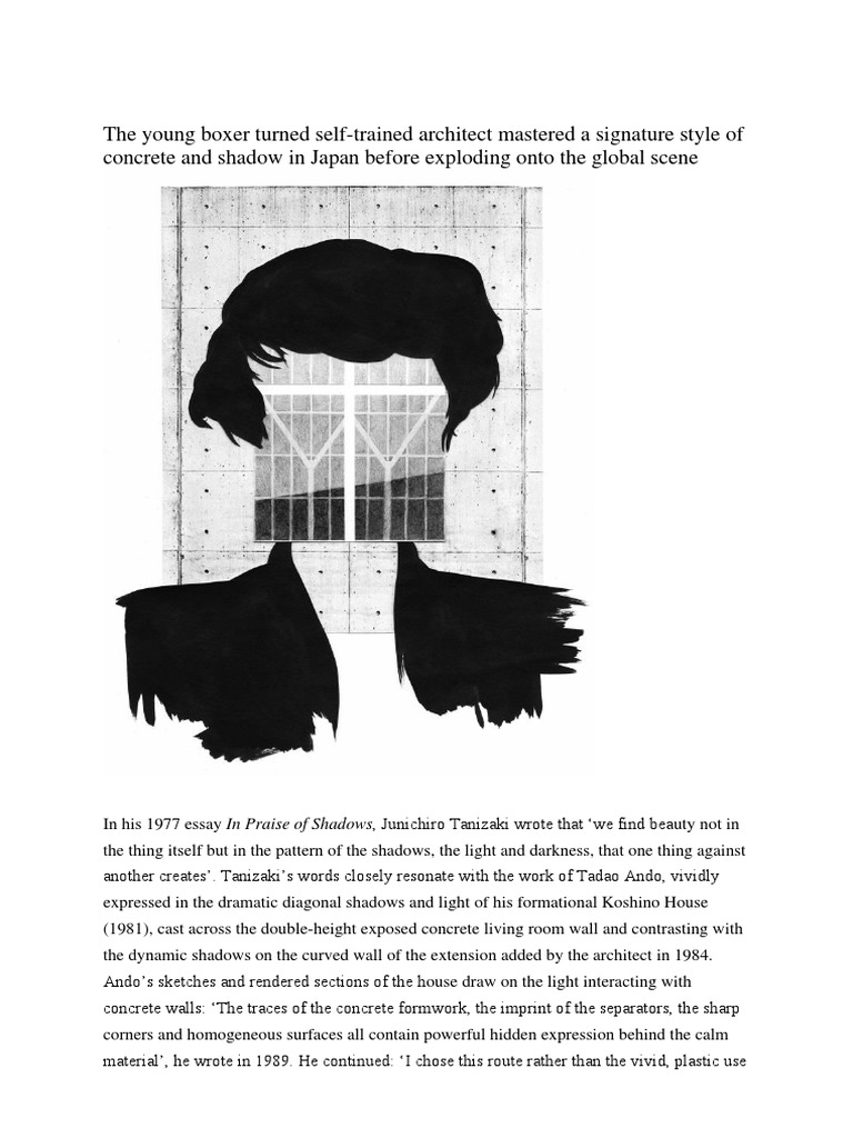 Ando The Boxer Who Became An Architect | PDF