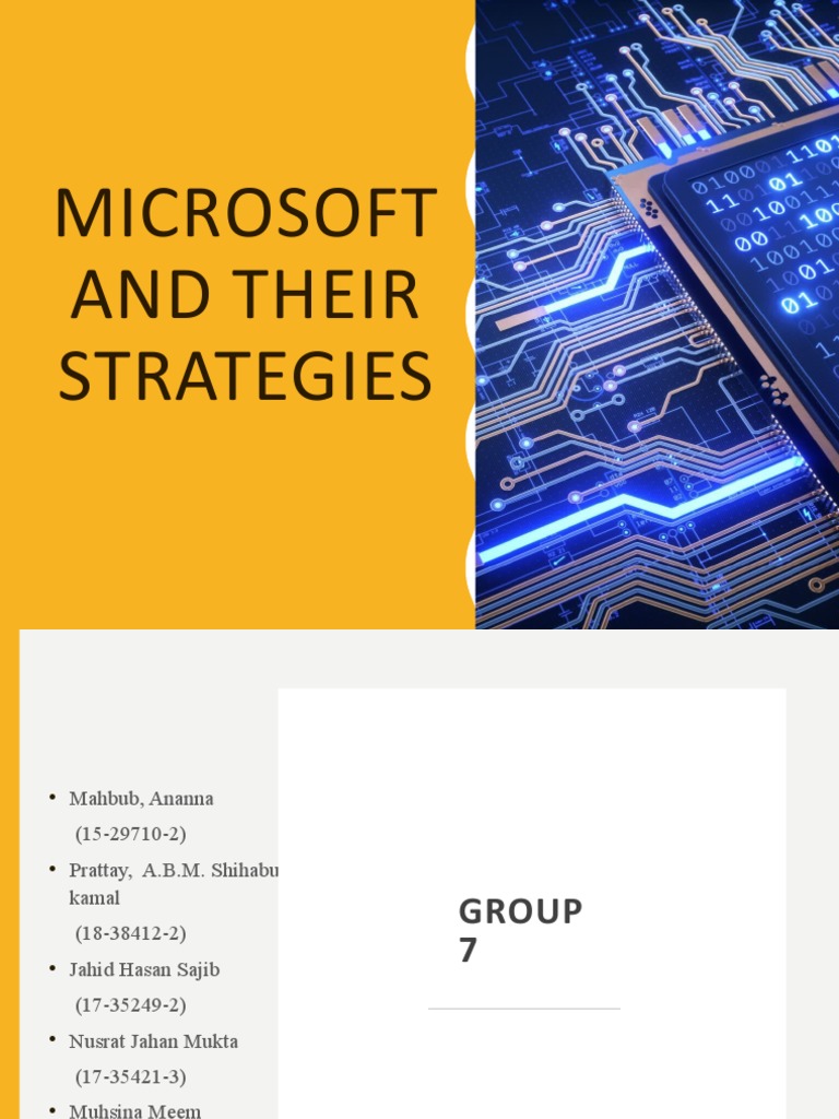 Microsoft and Their Strategies | PDF | Microsoft | Computer Security