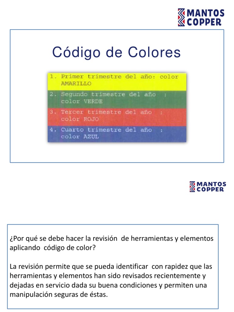 Código de Colores PDF | PDF