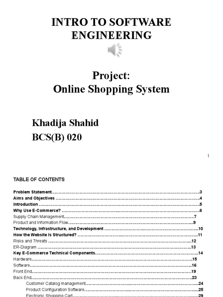 Srs Report On Ecommerce | PDF | Financial Transaction | Databases