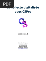 Manuel D'utilisation de CSPro | PDF | Système d'exploitation | Application