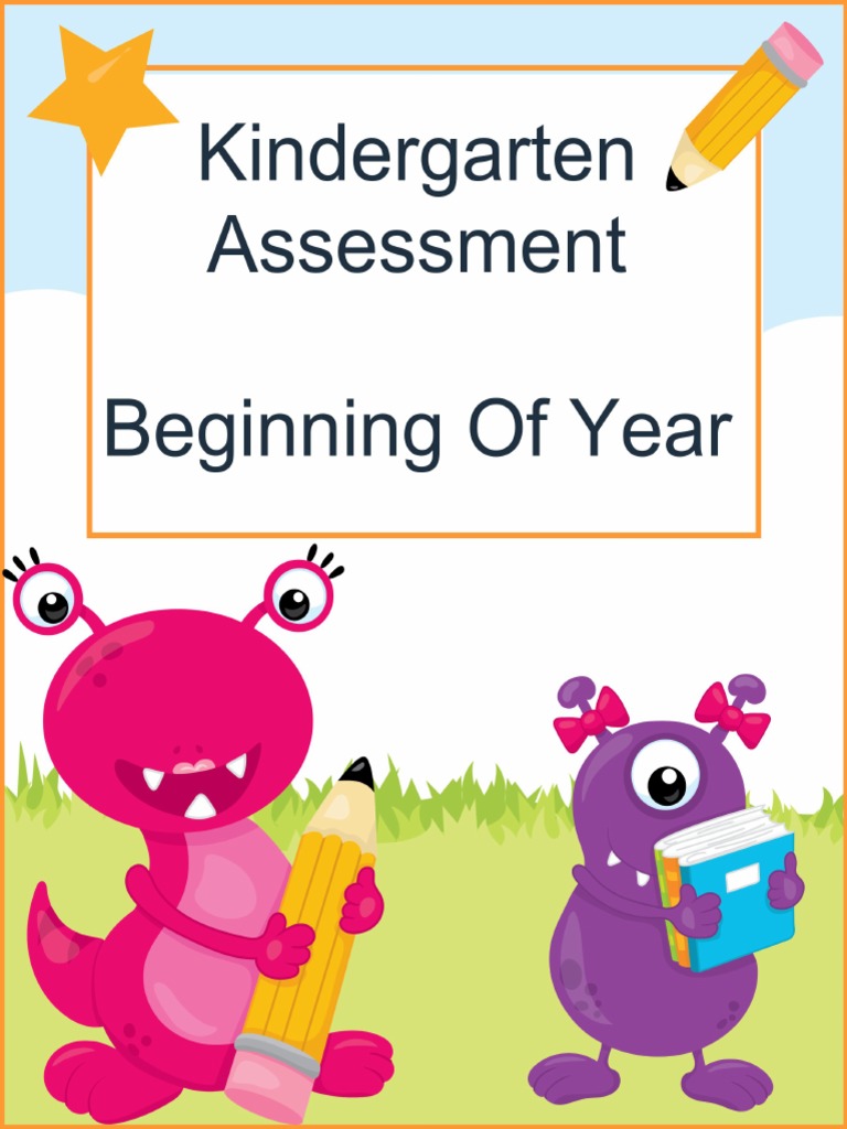 Kindergarten Assessment Pdf