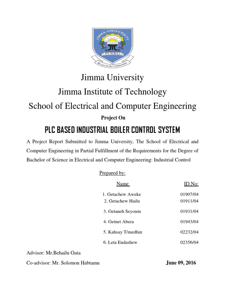 PLC Based Industrial Boiler Control System | PDF | Boiler | Programmable Logic Controller