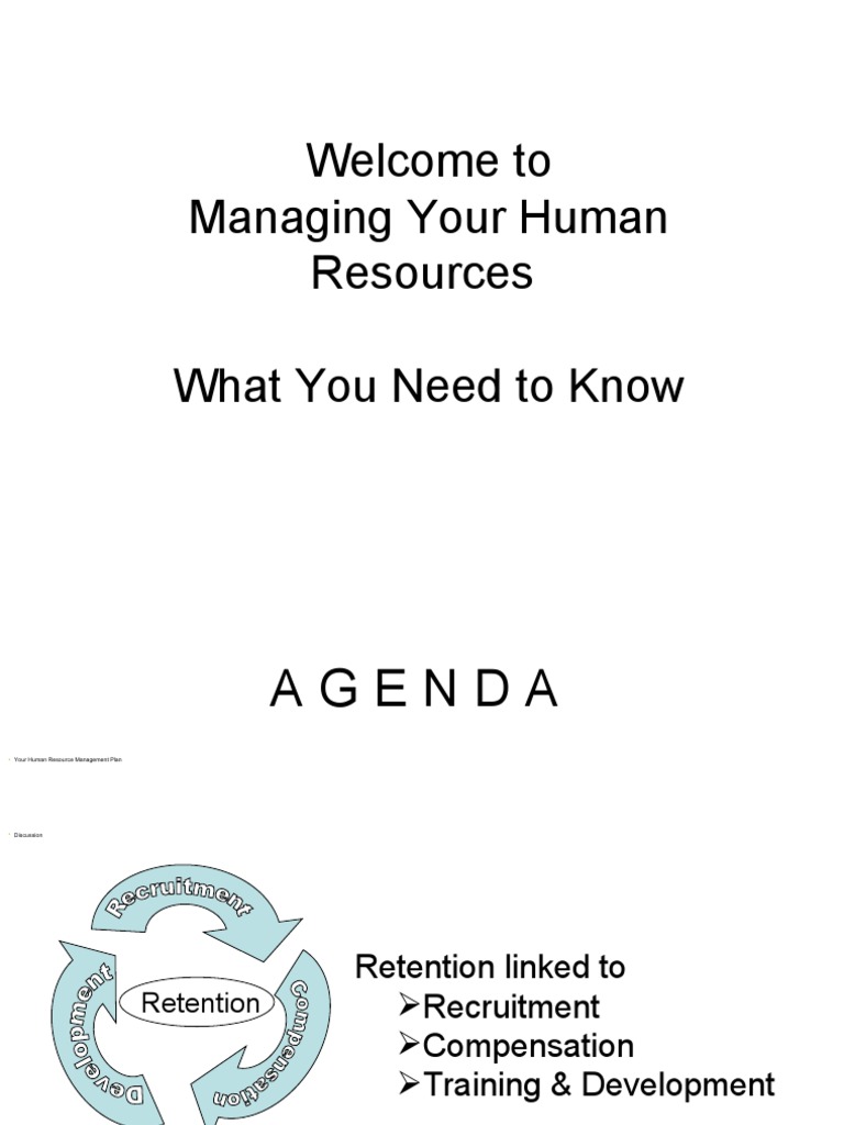 Human Resource Management | PDF | Employee Retention | Human Resource ...