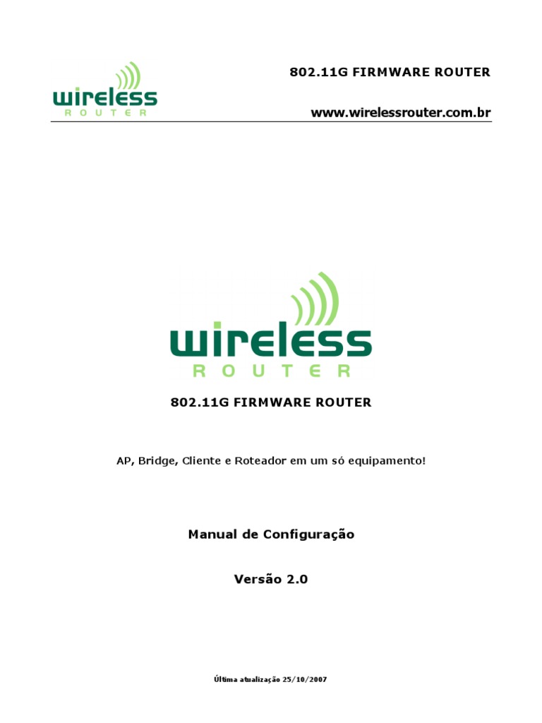 Manual Wirelessrouter PT v2 0 | PDF | Endereço de IP | Ieee 802.11