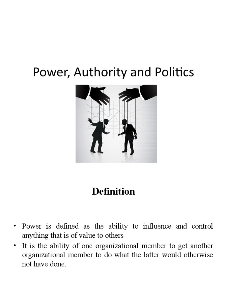 10 - Power, Authority and Politics | PDF | Power (Social And Political ...