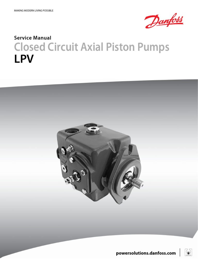 Closed Circuit Axial Piston Pumps: Service Manual | PDF | Pump | Valve
