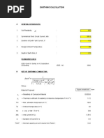 Cable & Earthing Sizing Thumbrule Calculation Excel Spreadsheet | PDF