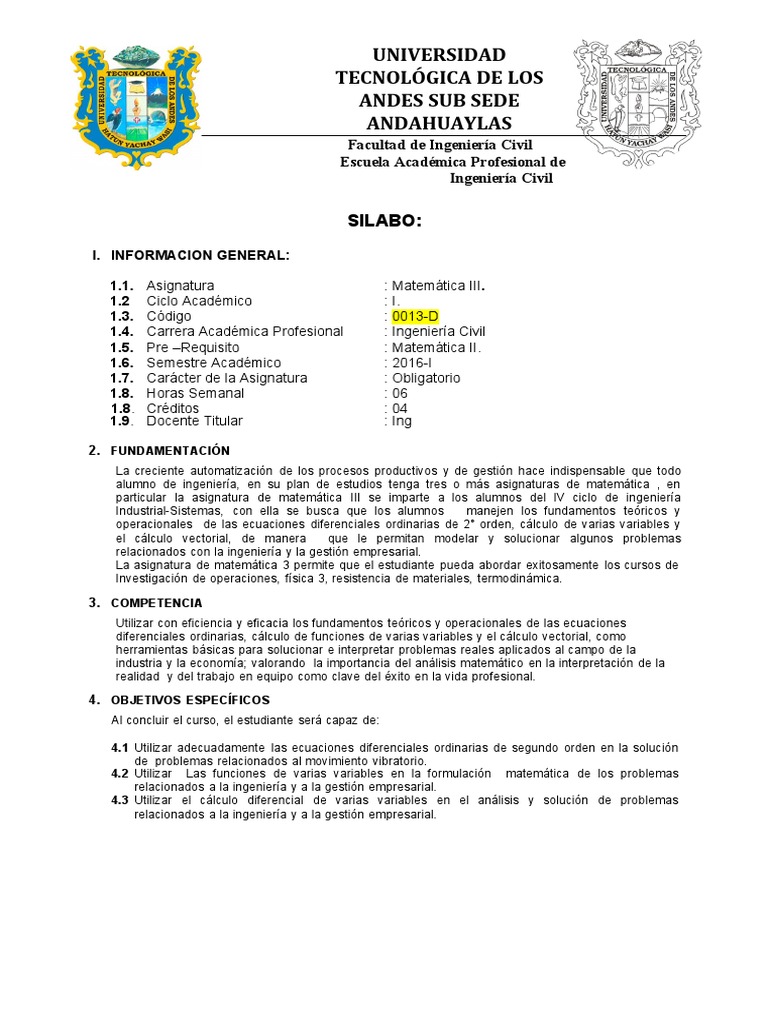 Matematica Iii | PDF | Integral | Derivado