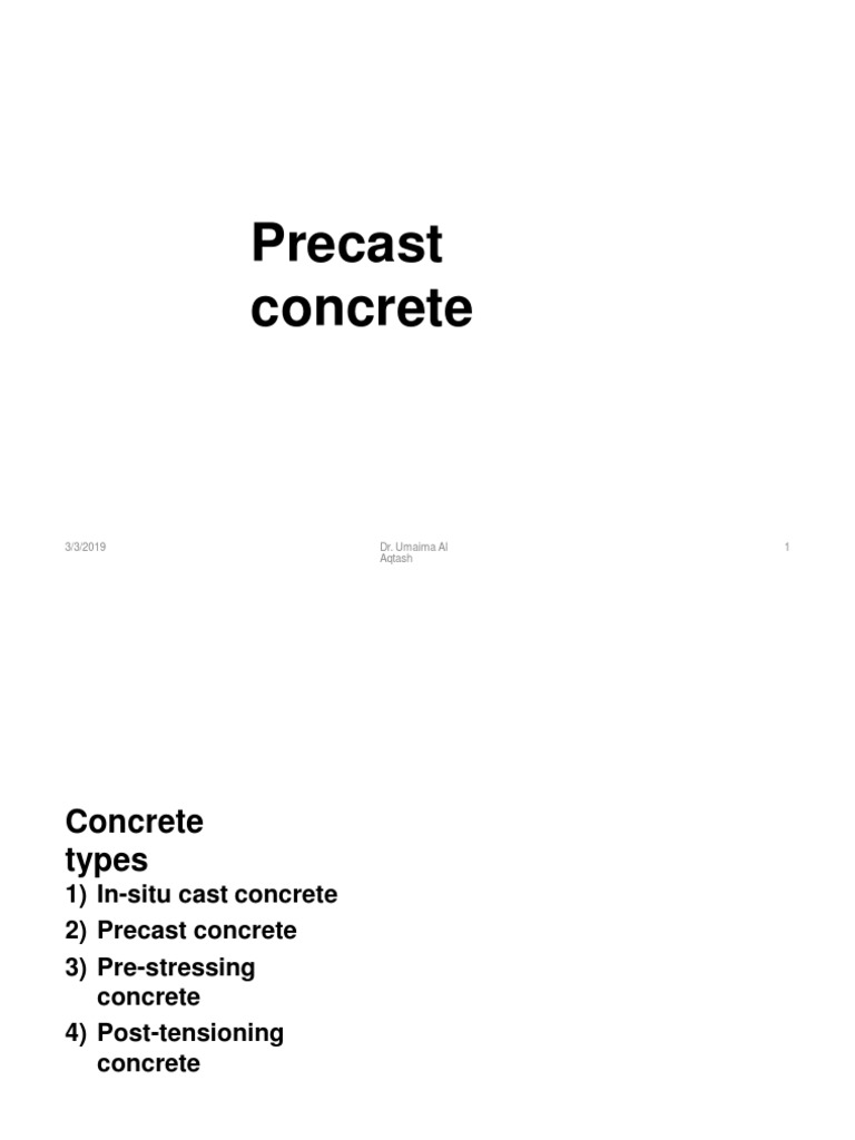 An In-Depth Look at Precast Concrete: Applications, Advantages and ...