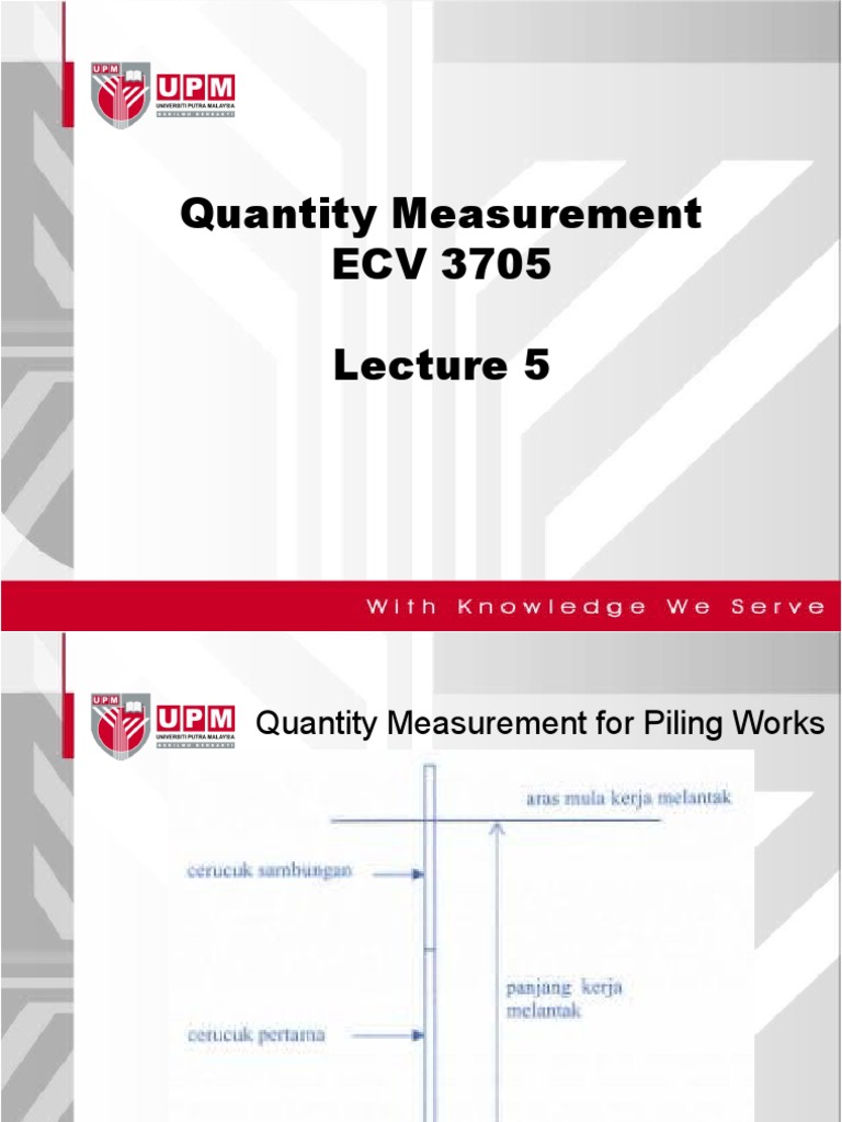 Quantity Measurement ECV 3705 | PDF