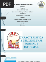 5 Ejemplos de Lenguaje Formal e Informal | PDF