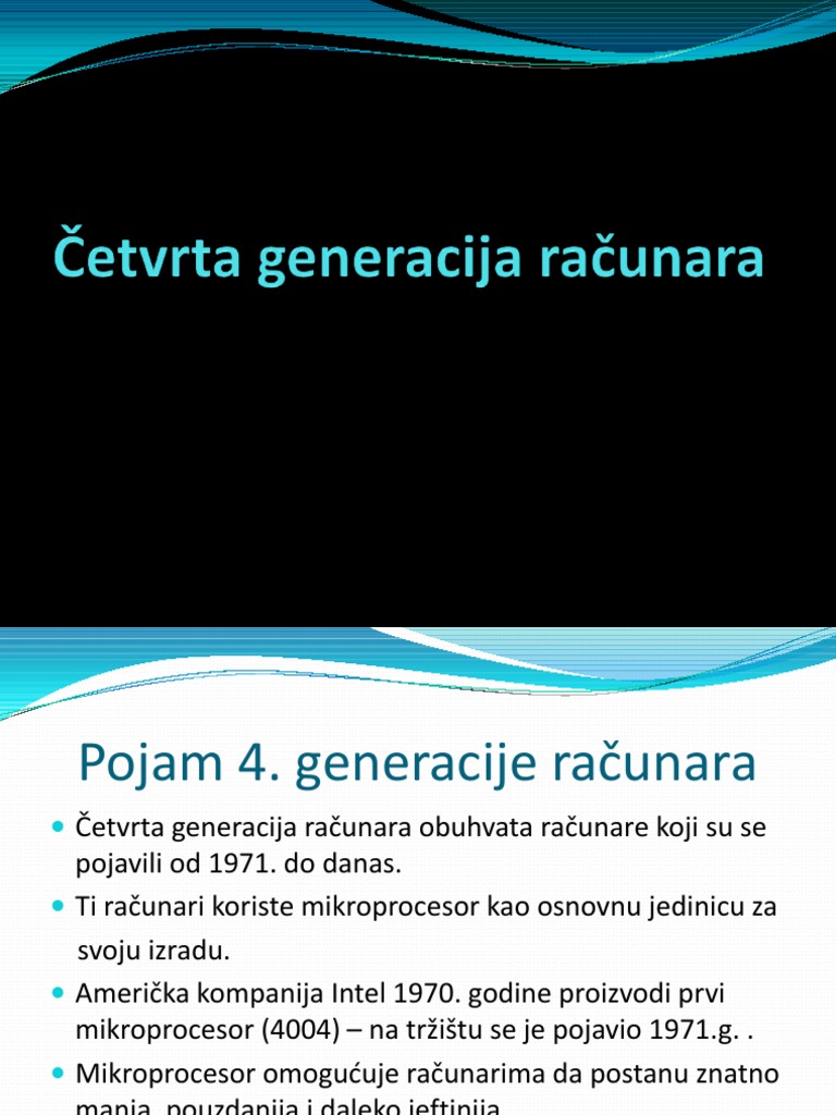 Generacija Računara | PDF