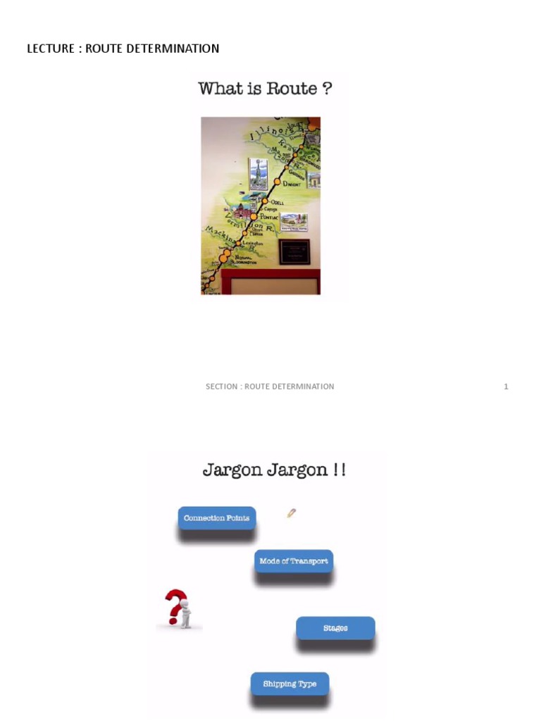 Route Determination Notes | PDF | Foreign Language Studies | Science ...