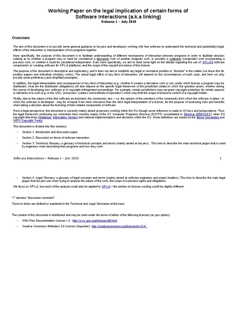 Linking Document | PDF | Library (Computing) | Source Code