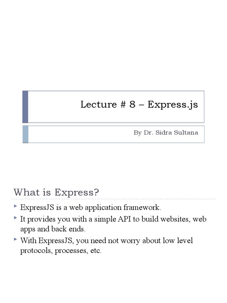 An Introduction To Expressjs Understanding The Basics Of This Popular Web Application 