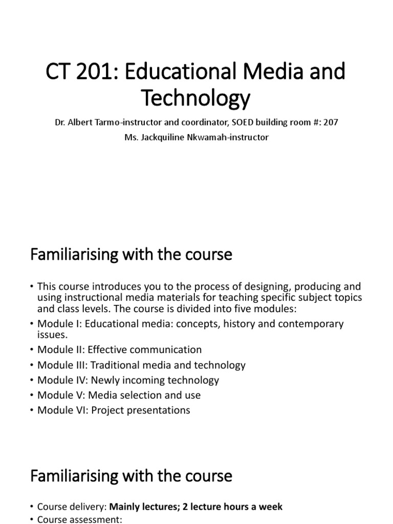 CT 201 1st & 2nd MODULE | PDF | Instructional Design | Educational ...