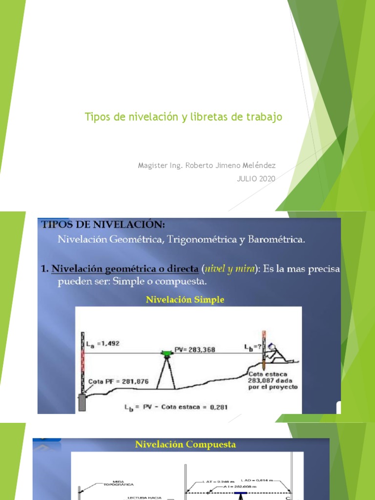Tipos De Nivelación Pdf
