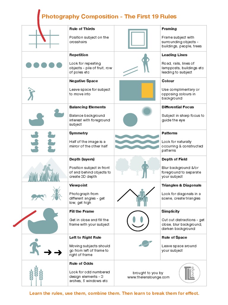 Composition - Rules Summary | PDF | Composition (Visual Arts) | Imaging