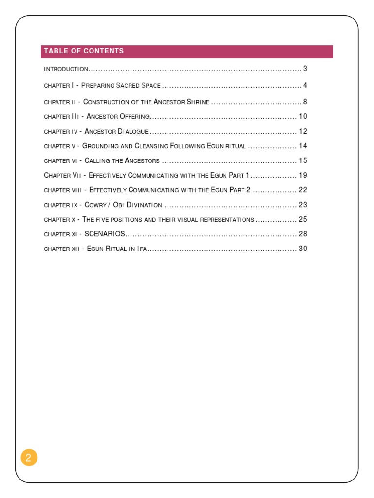Table of Content Ancestor-Reverence-TOC | PDF | History