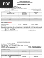 Tenant Information Sheet Form | PDF