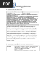 Formato Pai | PDF | Aprendizaje | Maestros