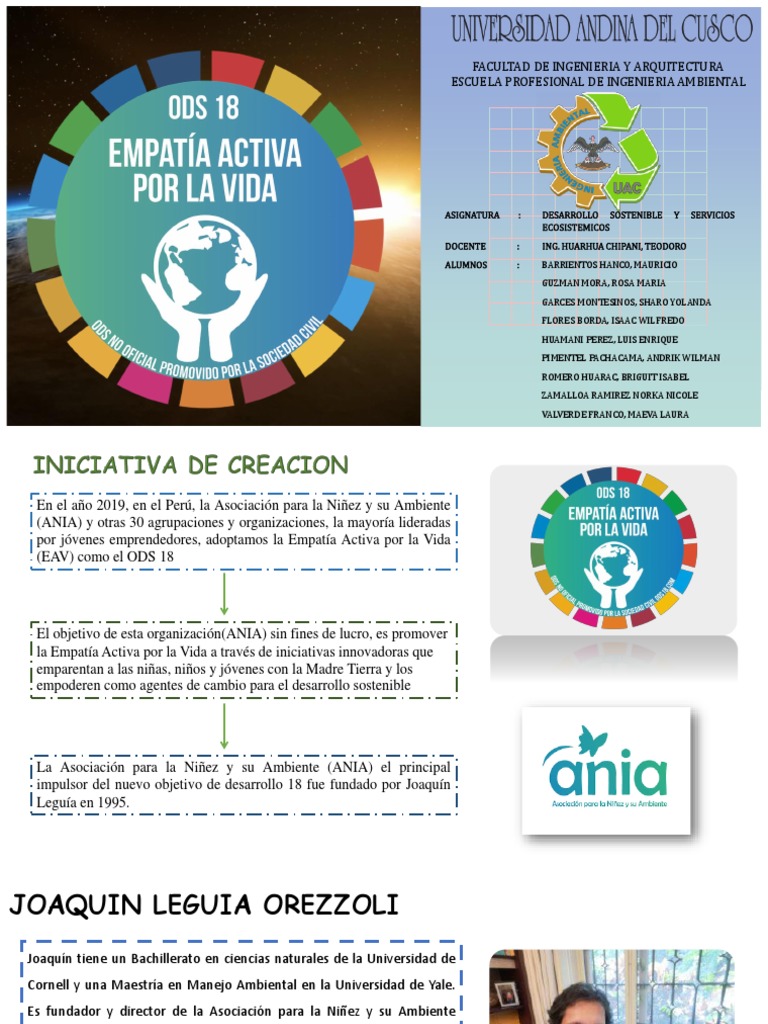 Ods18 GRP6 | PDF | Desarrollo sostenible | Sustentabilidad